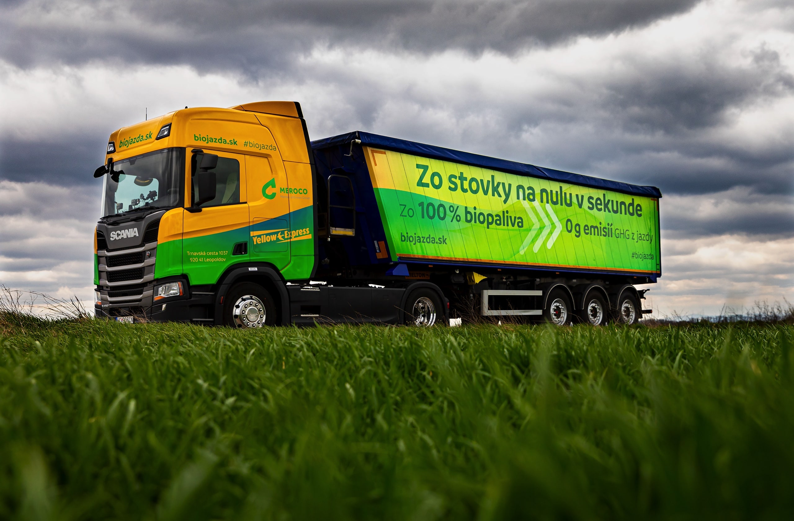 Biojazda.sk - B100 - Riešenie pre nákladnú cestnú dopravu